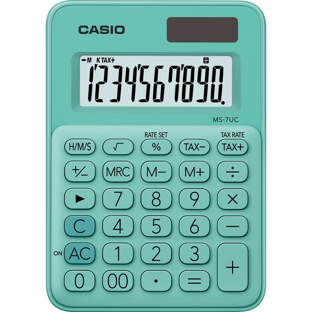 CASIO 10-Digits Calculator เครื่องคิดเลข ตั้งโต๊ะขนาดเล็ก คาสิโอ หลาย ...