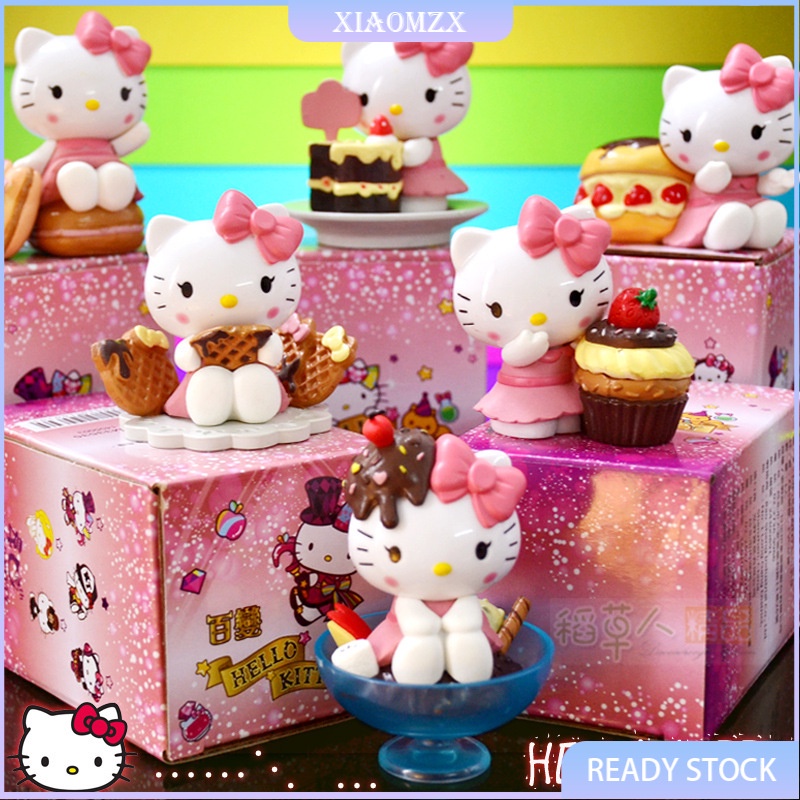 Hello Kitty โมเดลตุ๊กตาของเล่นสําหรับเด็ก Shopee Thailand