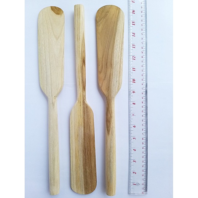 ไม้พาย ไม้พายข้าวเหนียว ขนาด 12,16, 20 นิ้ว ไม้พายทำขนม คนอาหาร กวนขนม ...