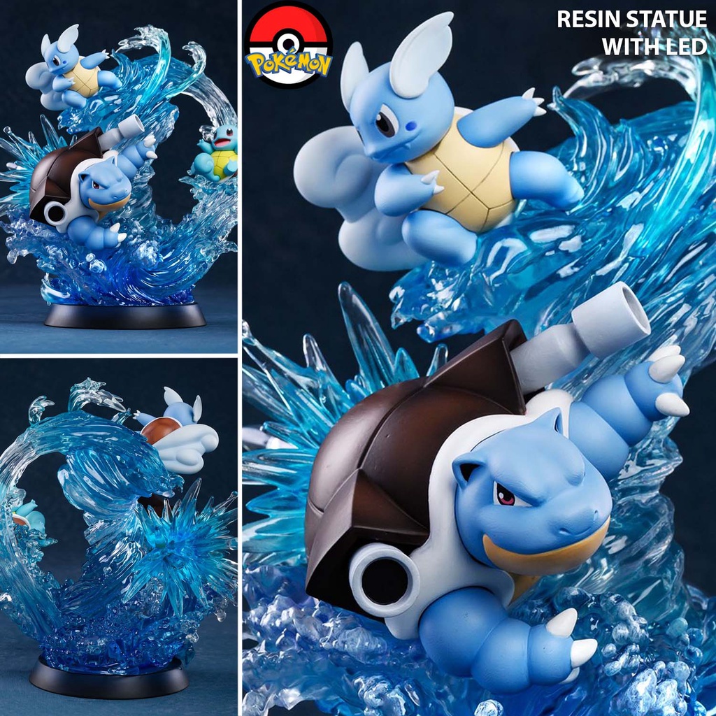 Figure MFC Studio Pokemon of Squirtle Wartortle & Blastoise Kameil โปเก ...