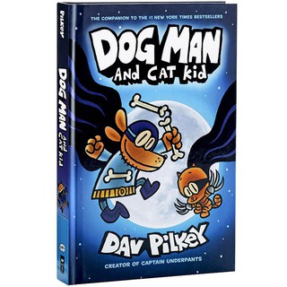 หนังสือการ์ตูนภาษาอังกฤษ Dog Man เล่ม 4 : Dog Man and Cat Kid (Dog Man ...