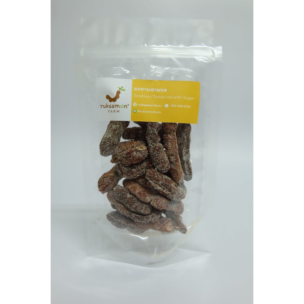 มะขามสามรสไร้เมล็ด Seedless sweet tamarind with sugar | Shopee Thailand