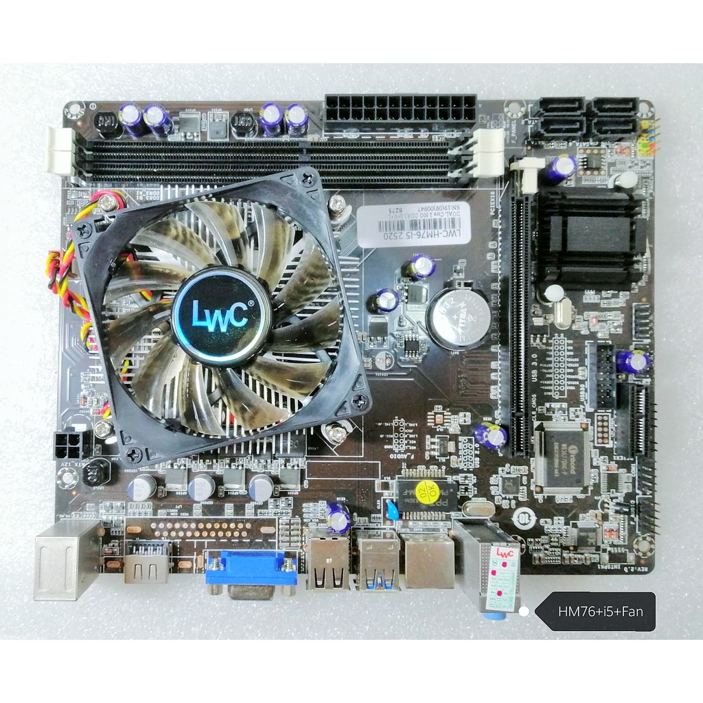 Mainboard HM55+CPU i5+Fan เมนบอร์ด LWC (Longwell) | Shopee Thailand