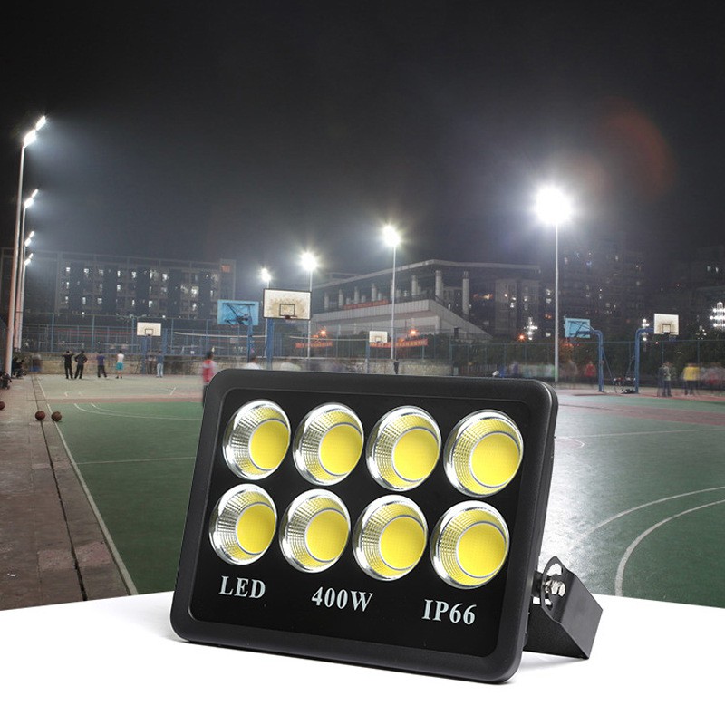 PLD สปอตไลท์ ไฟสว่าง ไฟสนามฟุตบอล Spotlight LED 400W COB AC 220V (ใช้ไฟ ...