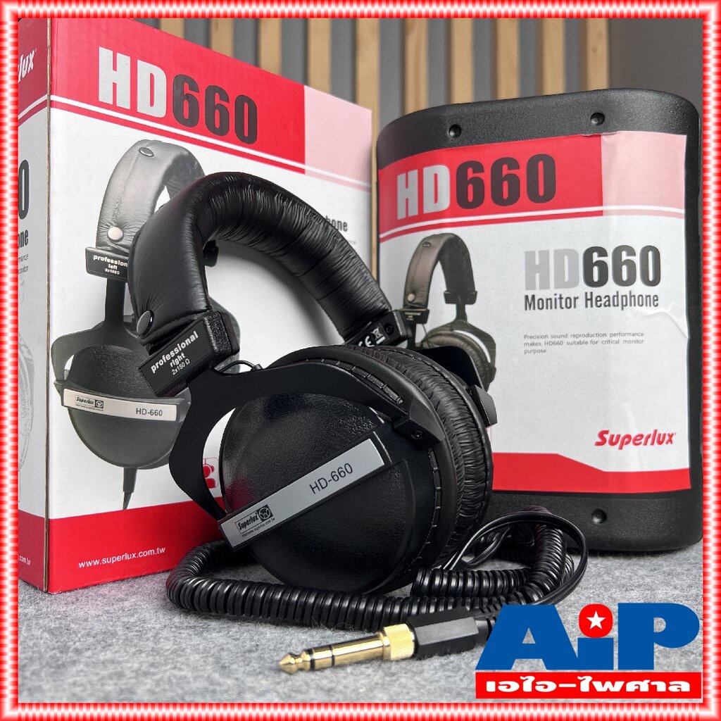 SUPERLUX HD660 หูฟัง HEADPHONE HD 660 หูฟัง ครอบหู มอนิเตอร์ HD-660 เอไอ-ไพศาล | Shopee Thailand