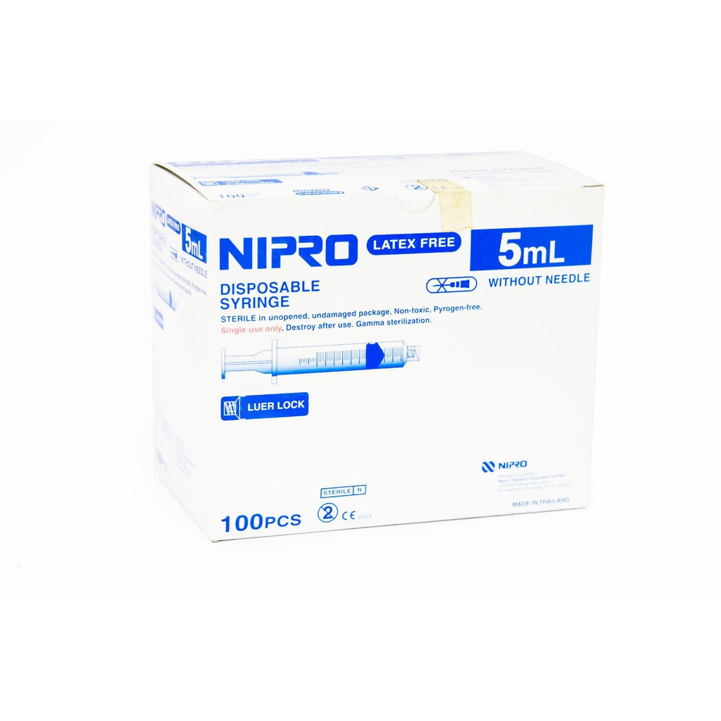 พร้อมส่ง‼️ กระบอกเข็มฉีดยา Nipro Syringe 3, 5, 10, 20 ไซริ้งค์ พลาสติก ...
