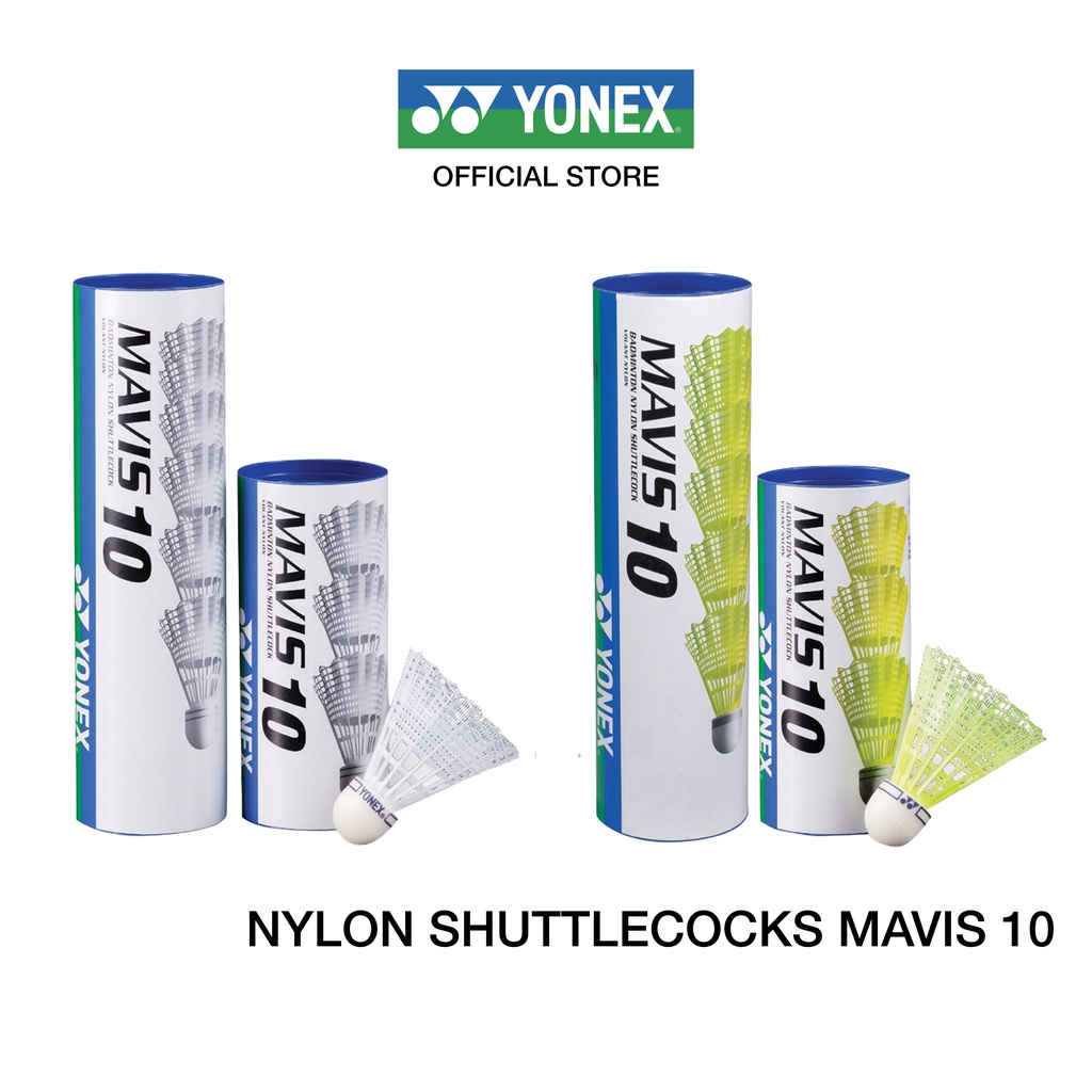 YONEX MAVIS 10 ลูกแบดมินตันพลาสติก เป็นลูกที่มีความทนทานกว่าลูกไนล่อน ...