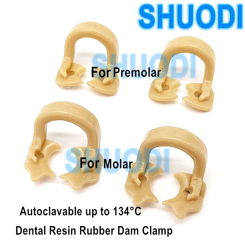 Resin Dental Rubber Dam Clamps For Molar and Premolar Clips ...