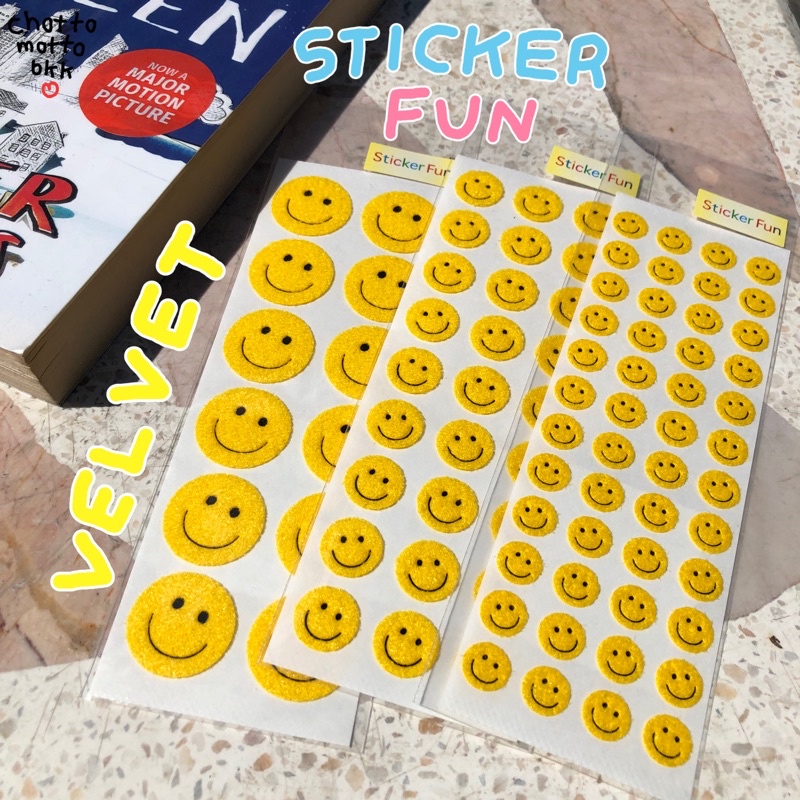 Sticker Fun - Sticker //เนื้อvelvet สติกเกอร์ฟัน สติกเกอร์ของแท้จาก ...