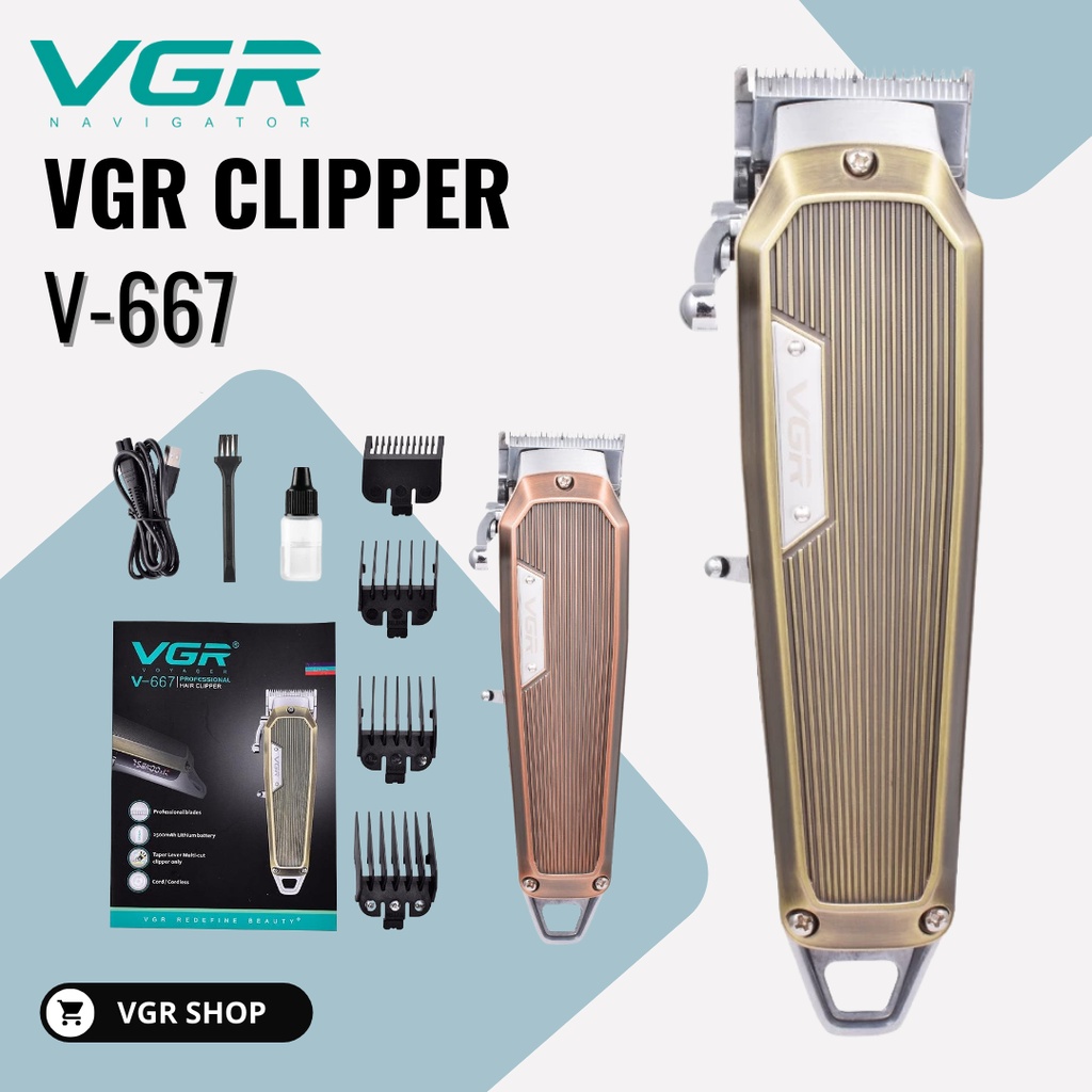 VGR รุ่น V-667 ปัตตาเลี่ยน ปัตตาเลี่ยนไร้สาย (สินค้าพร้อมส่ง ของแท้100%) | Shopee Thailand