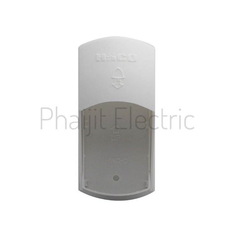 ฝาครอบรีโมทไร้สาย Haco HWD-C/W Remote Control Cover Made Of uPVC (White Colour) | Shopee Thailand