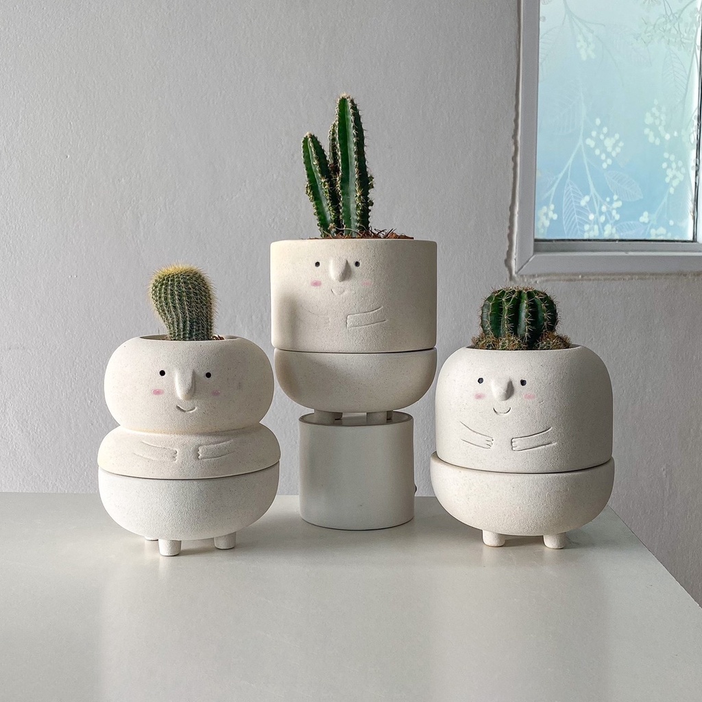 กระถางต้นไม้เซรามิก PP-02 | Shopee Thailand