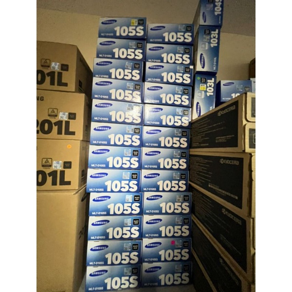 Samsung MLT-D105S Black ตลับหมึกโทนเนอร์ สีดำ ของแท้ | Shopee Thailand