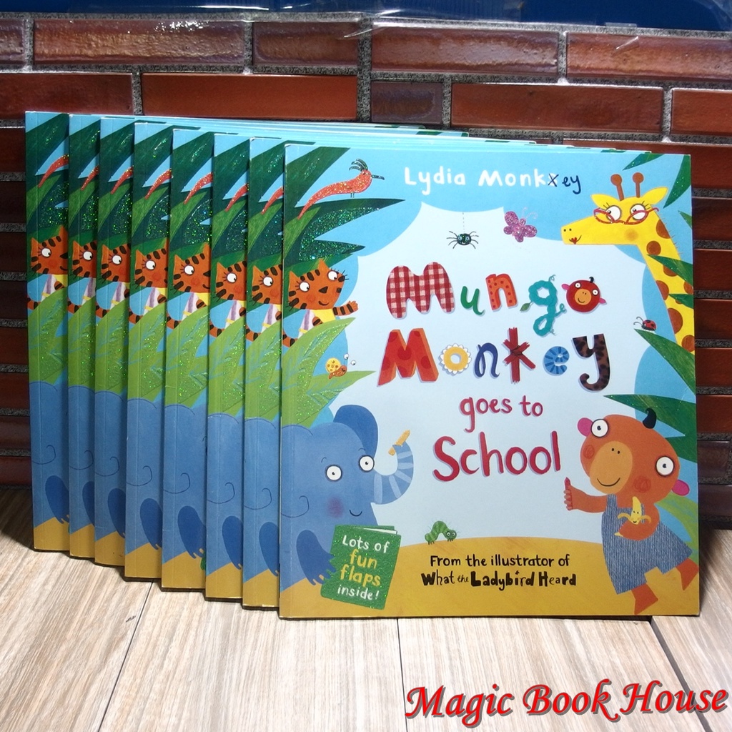 Mungo Monkey goes to School : หนังสือนิทาน/Flap book เด็กปกอ่อน ภาษา ...