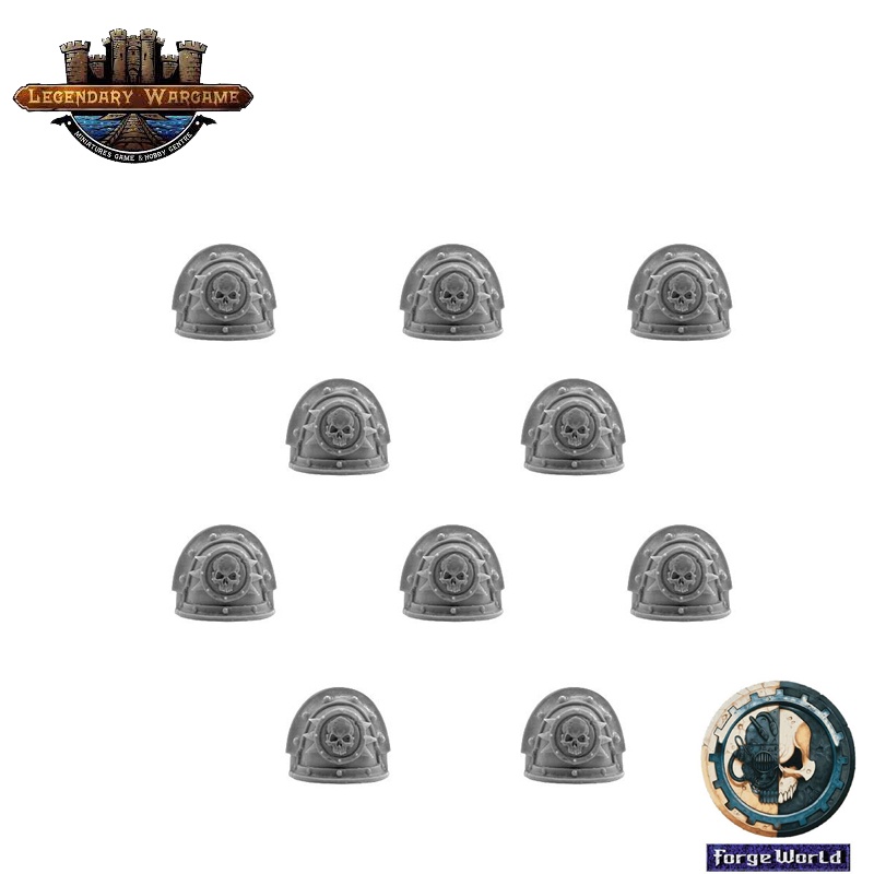 [FORGE WORLD] WARHAMMER 40K : DEATH GUARD : LEGION MKIII SHOULDER PADS ...