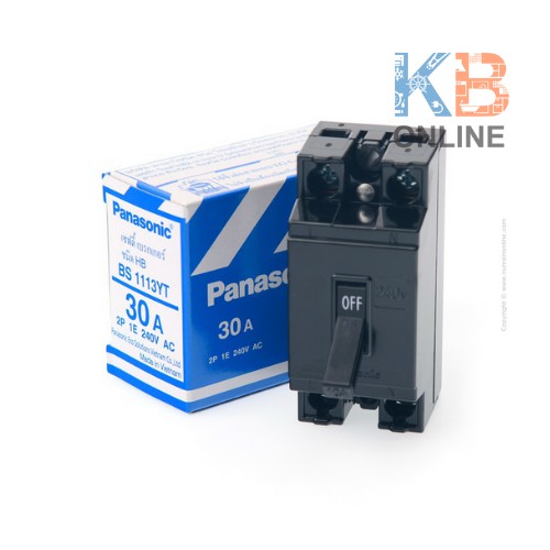 เบรคเกอร์ Panasonic 2P 30A BSBN30 Circuit Breaker Panasonic 2P 30A ...
