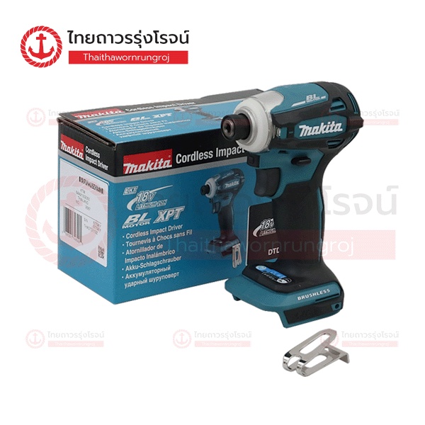 MAKITA DTD172 ไขควงอิมแพคไร้สาย 18v 180nm สีเขียว (เครื่องเปล่า)* กล่องกระดาษ ดอกไขควง+แม่เหล็ก ...