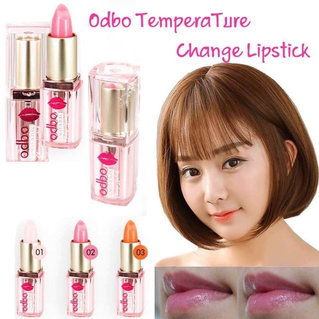 Odbo Temperature Change Lipstick | Shopee Thailand