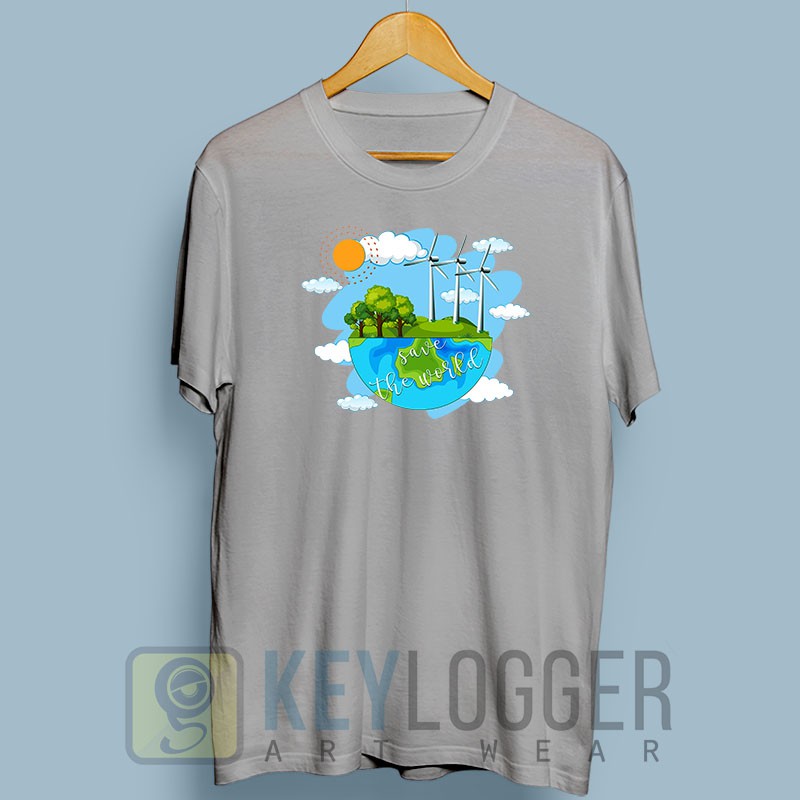 เสื้อเชิ้ต The Earth Save Earth Keeping 10 | Shopee Thailand
