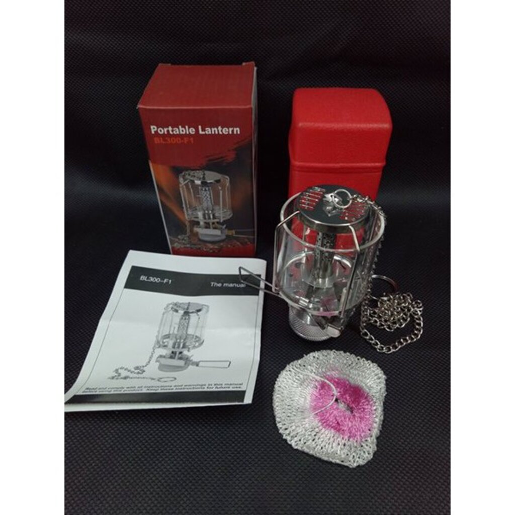 ตะเกียงแก็ส รุ่น BL-300-F1 ตะเกียงรุ่นเล็ก ใช้ไส้ 200 แรง มีสายคล้อง เค ...