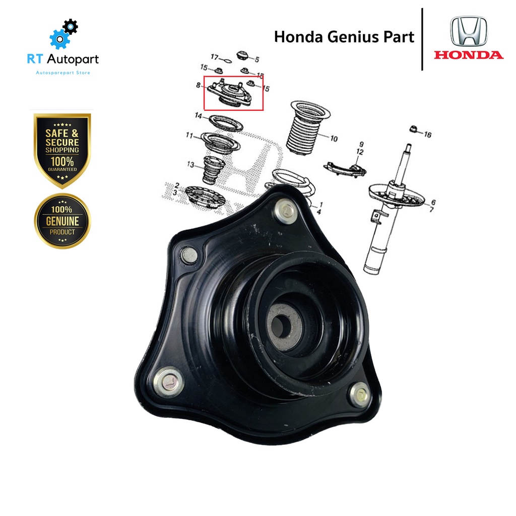Honda เบ้าโช้คอัพหน้า Honda CIvic FC FK FE ปี16-22 / เบ้าโช้คหน้า กัน ...