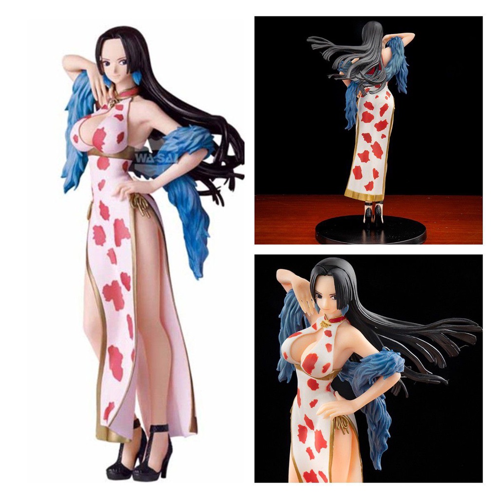 โมเดลการ์ตูน One Piece Boa Hancock Cheongsam Empress Pvc ขนาด 10 นิ้ว