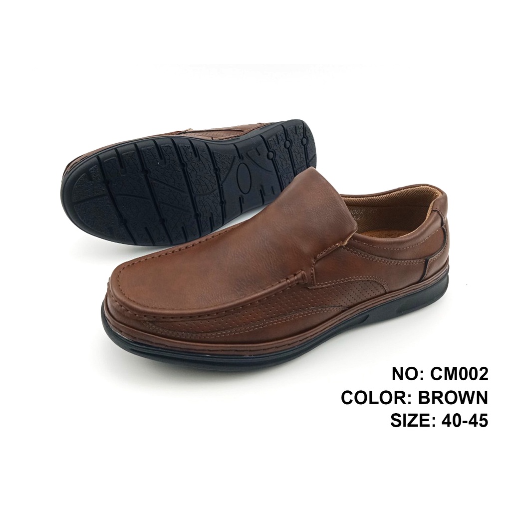 CSB รองเท้าคัดชู CM002 แฟชั่นทำงานผู้ชาย หนังPU พื้นปุ่มนวดนวดใส่สบาย ...
