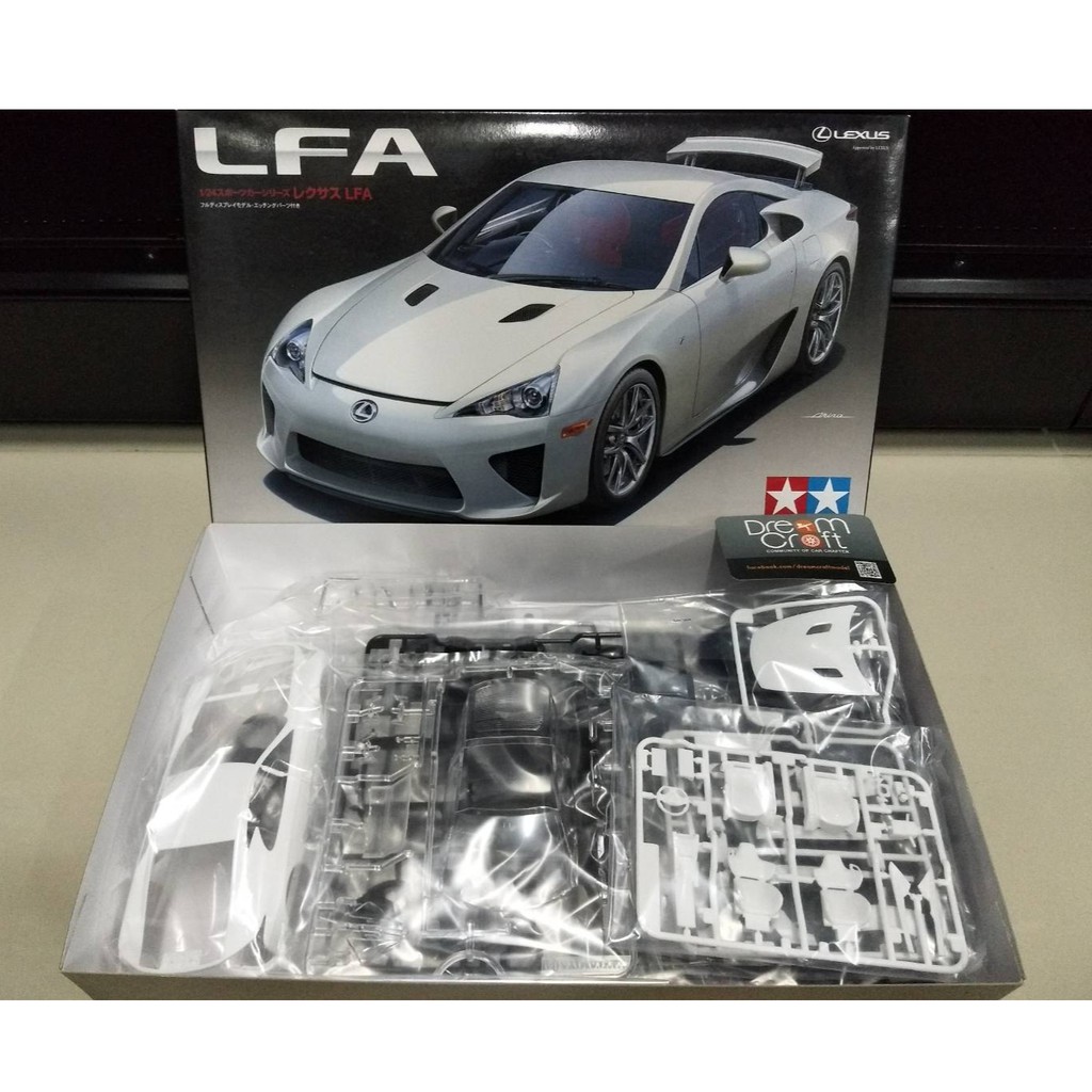 TAMIYA 1/24 Lexus LFA (โมเดลรถยนต์ Model DreamCraft) | Shopee Thailand