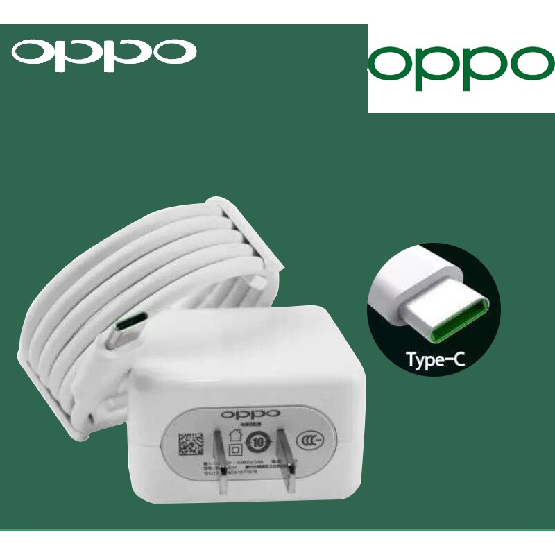 ชุดหัวสายชาร์จแท้ OPPO 20W รองรับมือถือหลายรุ่น เช่น Reno1/2F/R17/Reno 3 Pro REAL 5 PRO SEIRES ...