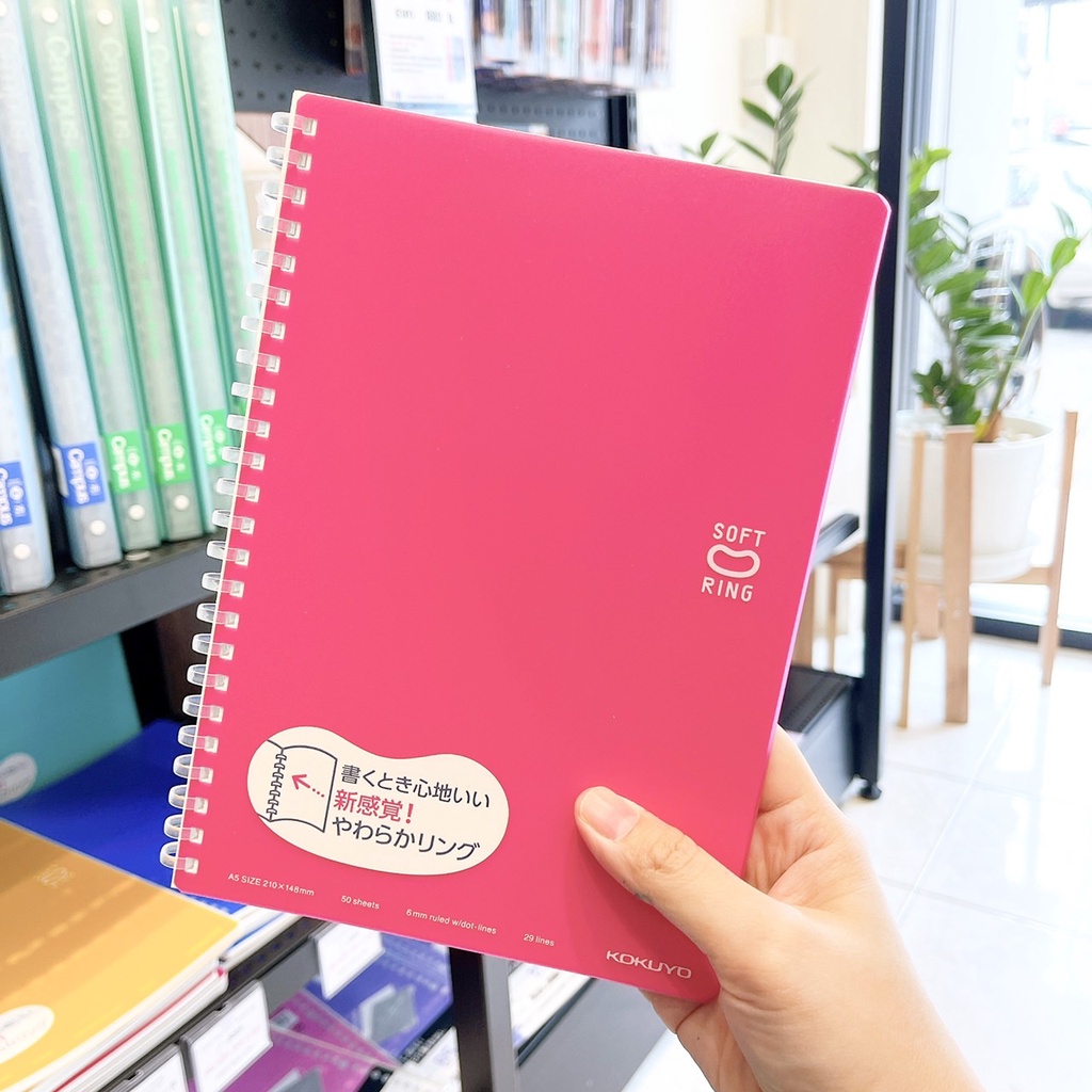 Kokuyo Campus SOFT RING NOTEBOOK MEMO PAD B5/A5 รุ่น ス-SV301BT (สมุดสันนิ่ม) | Shopee Thailand