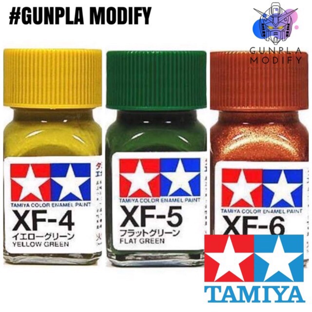 TAMIYA XF4 XF5 XF6 สีสูตรน้ำมัน ชนิดสีด้าน Enamel 10 ml | Shopee Thailand