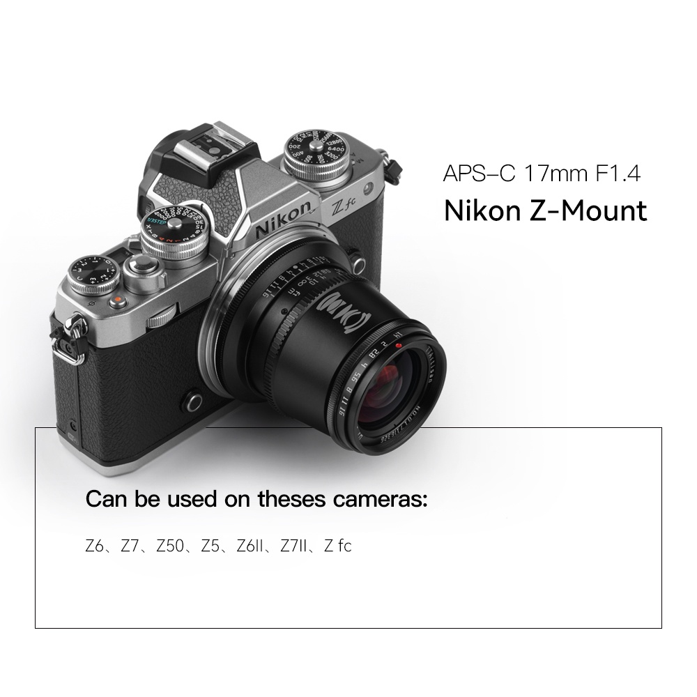 มีสินค้า Ttartisan 17mm F1 4 Aps C กล้องเลนส์โฟกัส Mf มุมกว้างสำหรับ