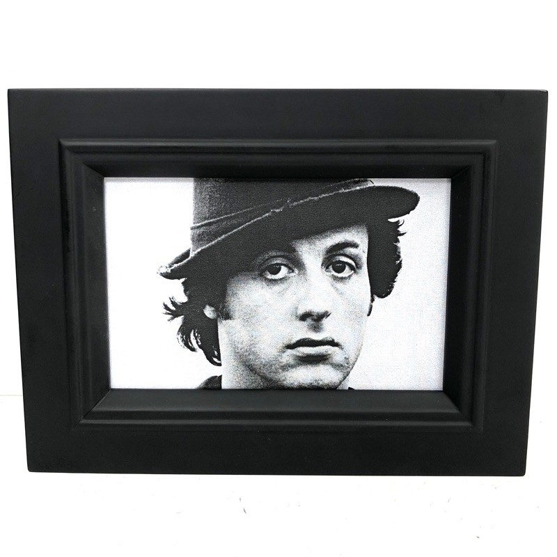 4x6" ROCKY แรมโบ้ Stallone Celebrity Rambo หิน Hollywood ไม้แท้ HIGH ...