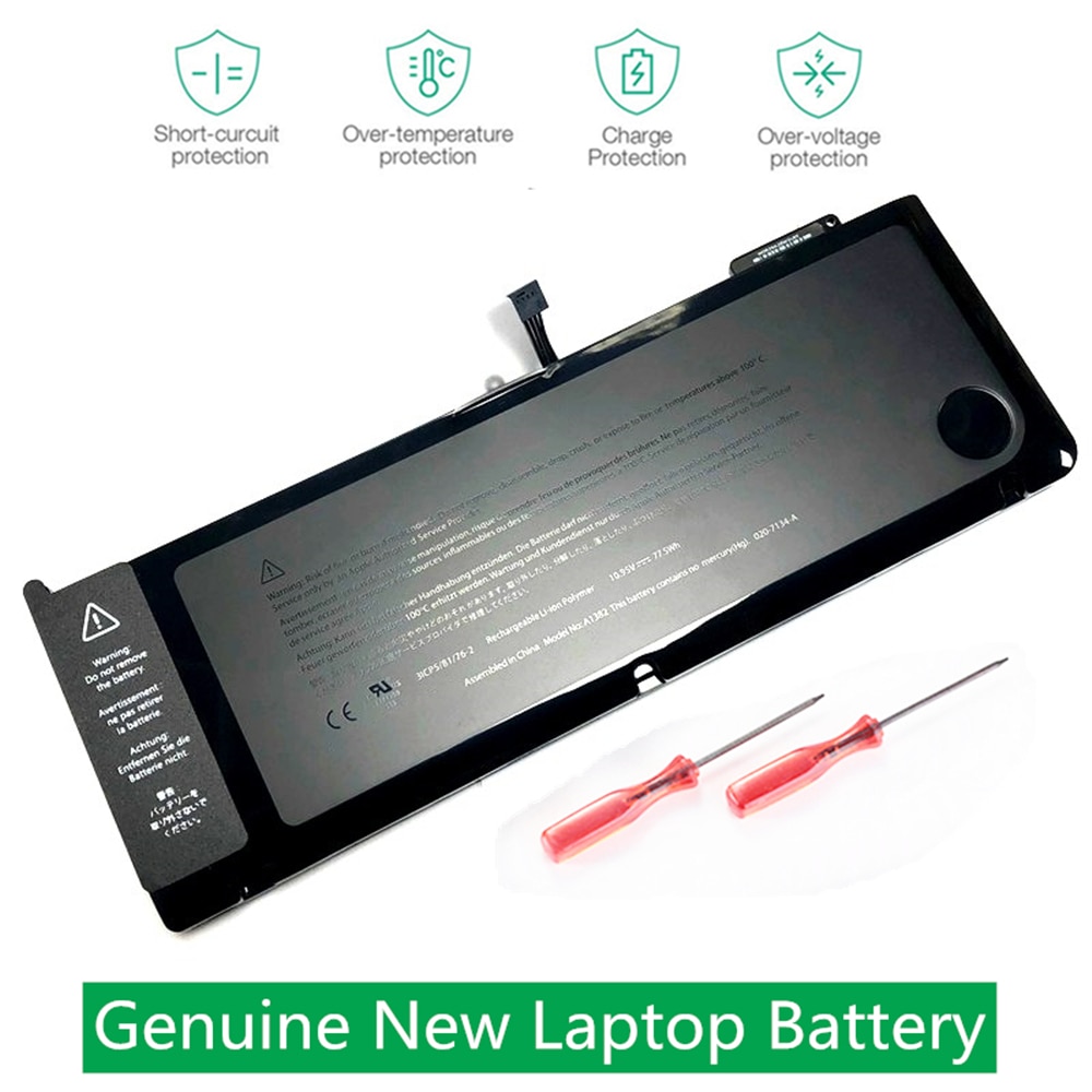 A1382 Laptop Battery for Apple MacBook Pro 15" A1286 2011 2012 Version ...