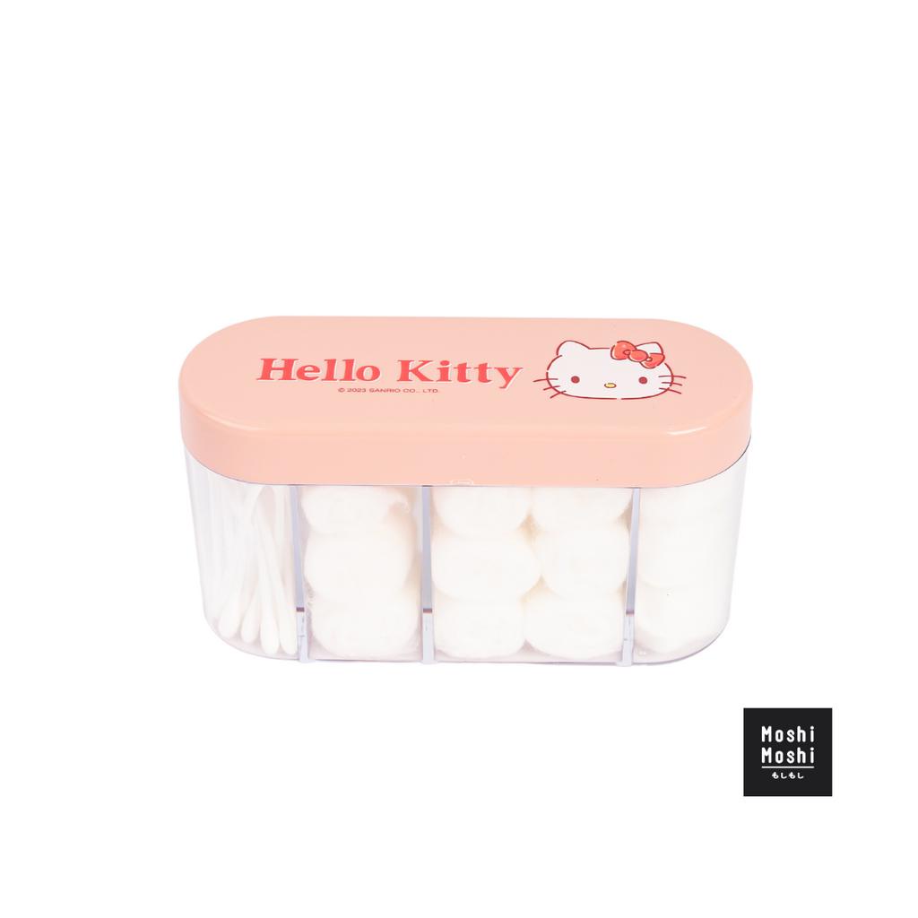 Moshi Moshi กล่องคัตเติ้ลบัท กล่องใส่สำลี 4 ช่อง ลาย Hello Kitty ...