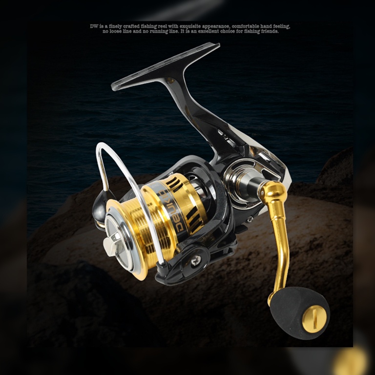 DEUKIO DW2000 รอกตกปลา 5 + 1BB อัตราทดเกียร์ 6.7: 1 | Shopee Thailand