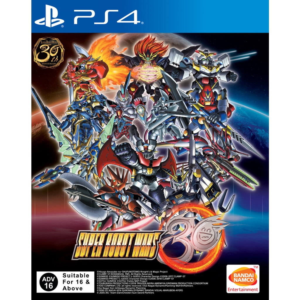 ผ่อนได้ 0% Super Robot Wars 30 for PS4 โซน 3 ภาษา English ซุปเปอร์ โรบอ ...