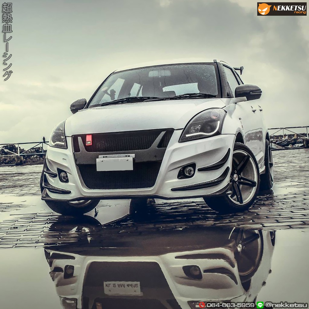 สเกิร์ตชุดแต่งรถสวิฟ Suzuki Swift 2012 ทรง TM Square จาก Nekketsu ...