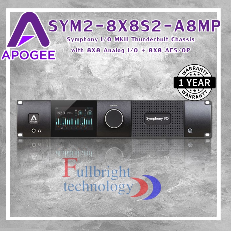 Apogee SYM2-8X8S2-A8MP : Symphony I/O MKII Thunderbult Chassis with 8X8 ...