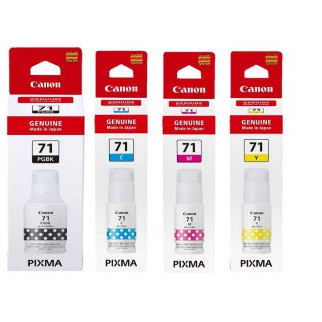 Ink Canon GI-71 (หมึกเติมแท้ 100%) ใช้กับ Printer Canon รุ่น G1020 ...