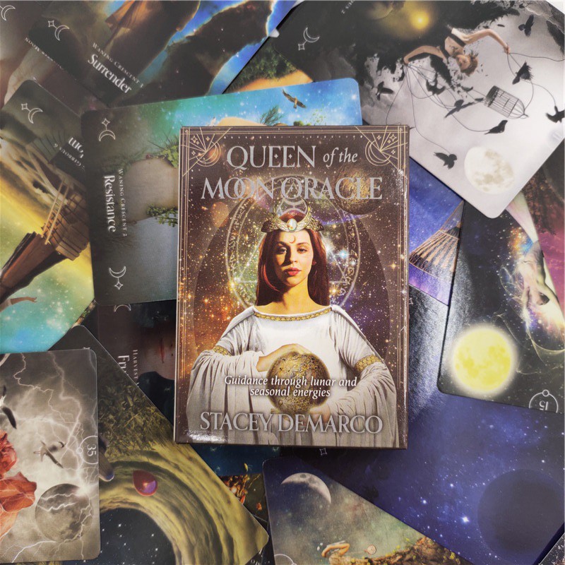 Queen of the Moon Oracle Card Queen of the Moon Oracle Guide Card การ์ด ...
