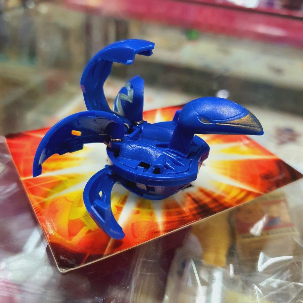 TT Bakugan Battle B2 Single Power Blue Gold บาคุกัน ธาตุน้ำ สีฟ้า ...