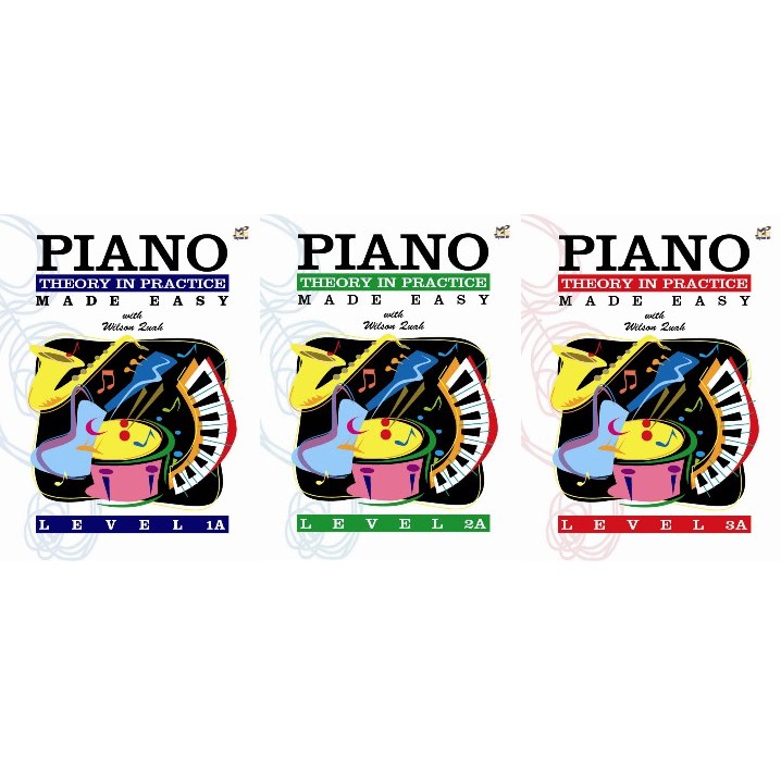 Piano Theory in Practice Made Easy Level 1A, 2A, 3A | Shopee Thailand
