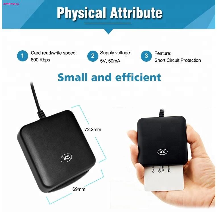 เร็วที่สุด เครื่องอ่านบัตรประชาชน บัตรสมาร์ทการ์ด Smart Card ACR-39U ...