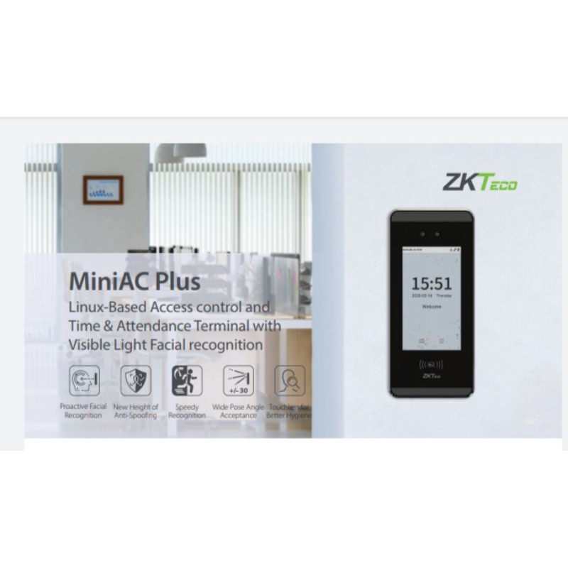 เครื่องสแกนใบหน้า Face Scan MiniAC Plusเครื่องสแกนใบหน้า Face Scan ...