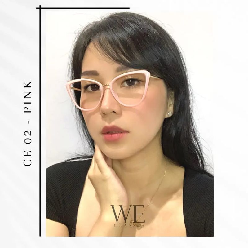 Ce02 ANTI แว่นตาป้องกันรังสี, แว่นตาลบ, แว่นตาโฟโตโครมิก แฟชั่น, แว่นตา CAT EYES | Shopee Thailand
