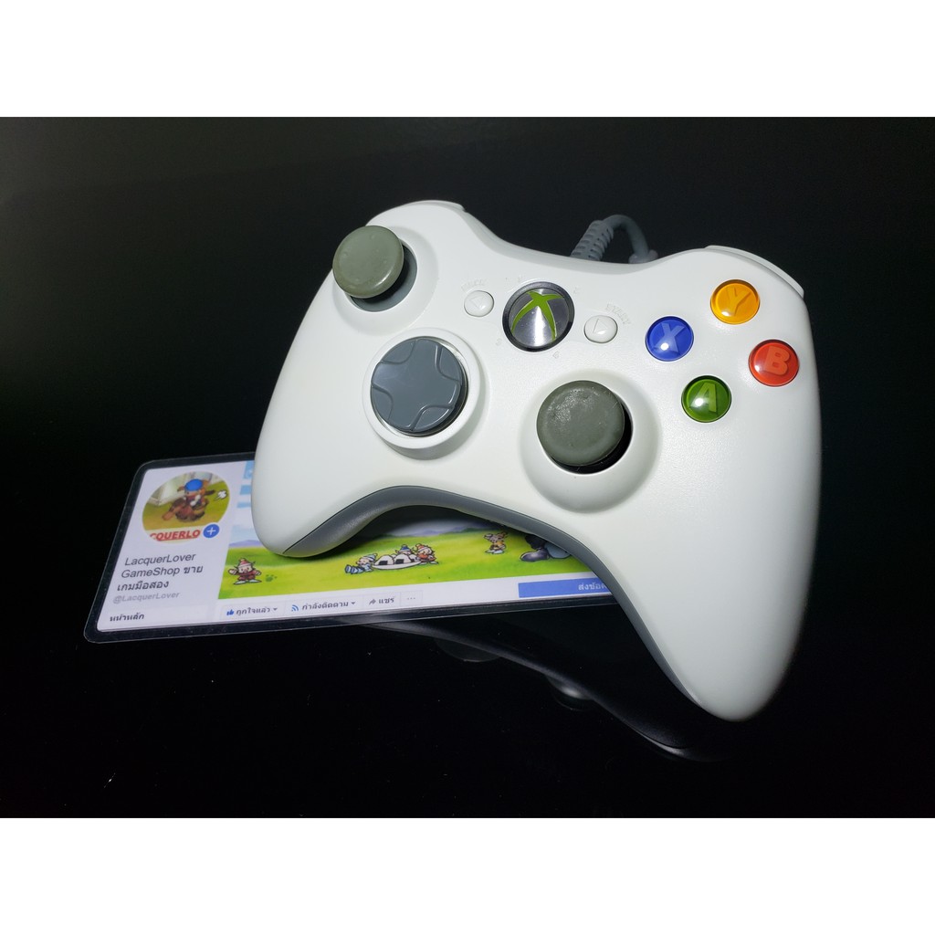 [SELL] Official Microsoft XBOX360 Controller White (USED) จอยสำหรับ XBOX360 ของแท้ !! | Shopee ...