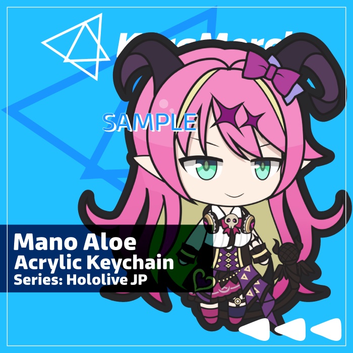 พวงกุญแจ Hololive Japan Mano Aloe | ตัวแทนจําหน่าย Fanmerch Anime ...