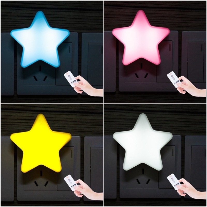 โคมไฟลายดาว พร้อมรีโมทLED ปรับระดับแสงไฟ ตั้งเวลาเปิดปิดได้ | Shopee ...