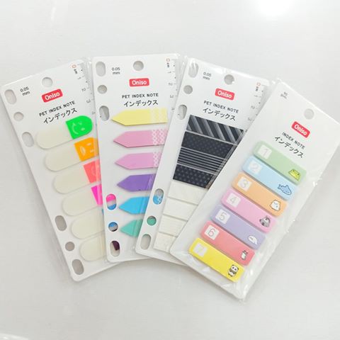 กระดาษโน้ต ดัชนีคั่นหน้า Oniso | Shopee Thailand